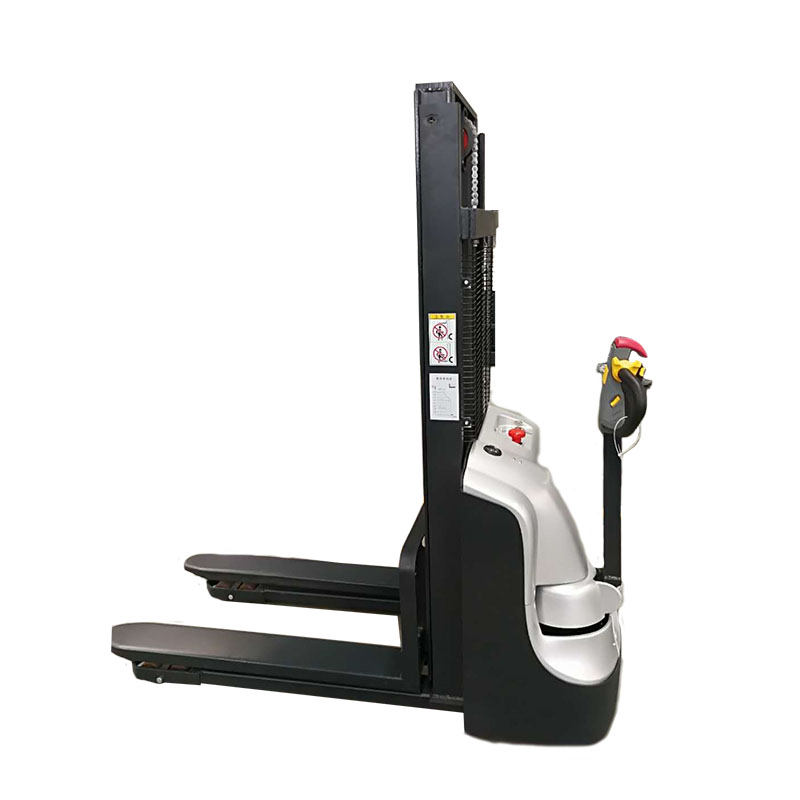 walkie stacker forklift, powered pallet stacker, full electric stacker